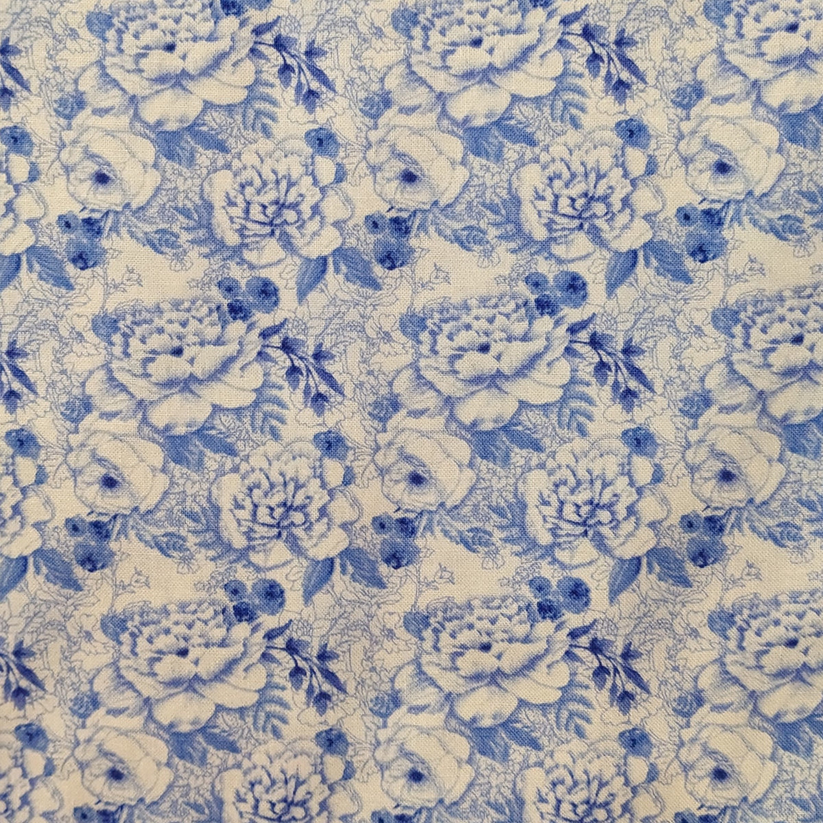 Light Blue- Cabbage Rose - Blue Jubilee – Miss Marples Craft