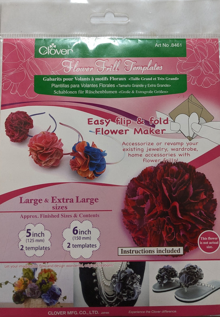 Clover Flower Frill Templates – Miss Marples Craft