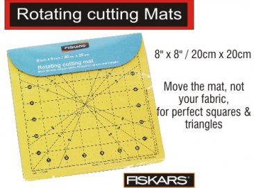 Fiskars 8" Rotating Cutting Mat – Miss Marples Craft